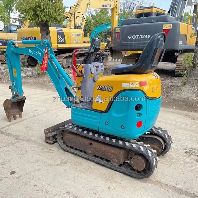 1 Ton Mini Track Digger Kubota 008 Used Crawler Excavator Made In Japan ...