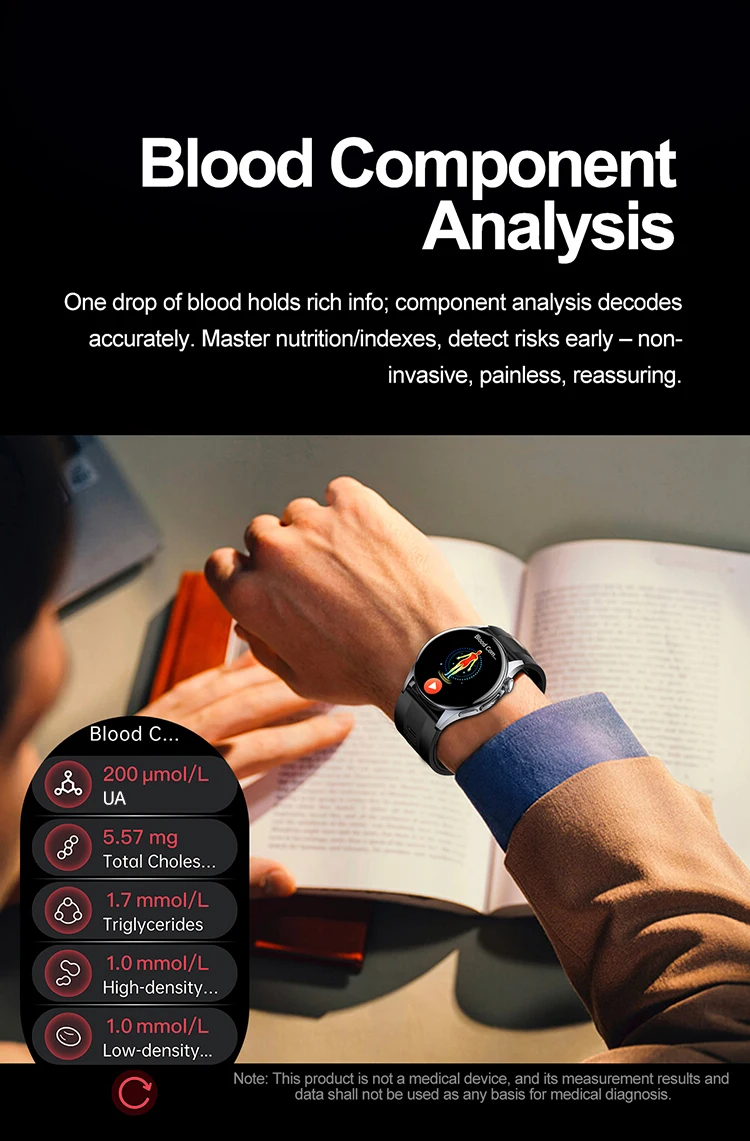 S200 Smart Watch - Health Monitoring with Amoled Display