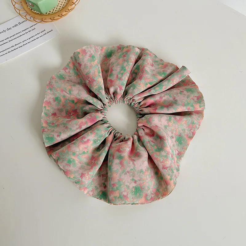 Cute Lace Wavy Lace Flocked Hair Circle Ball Head Tie Hair Large ...