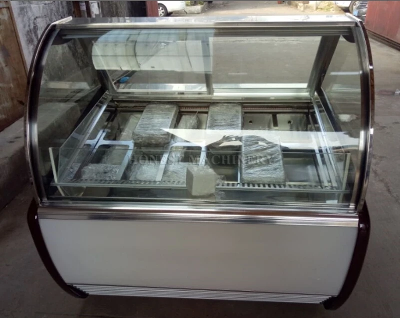 High Efficiency Ice Cream Popsicle Display Freezer / Popsicle Display ...