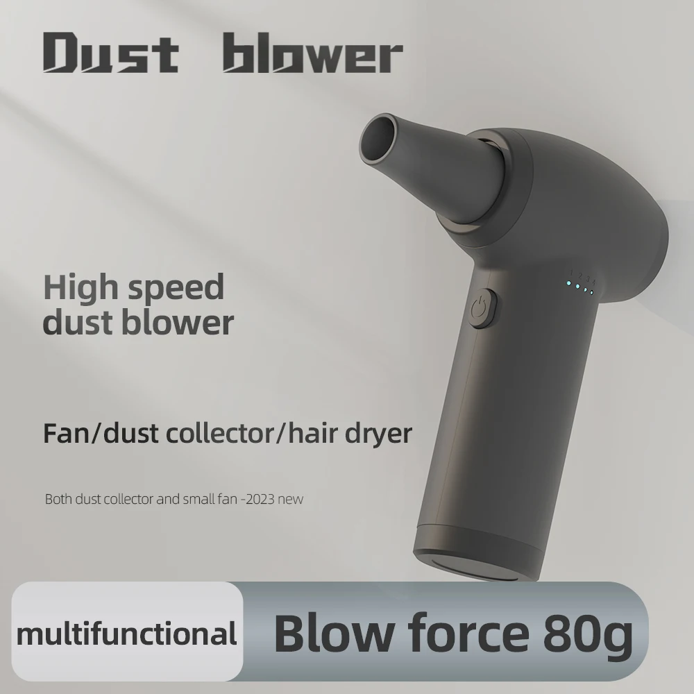 Portable Cordless Turbo Air Duster - 100000RPM Electric Blower