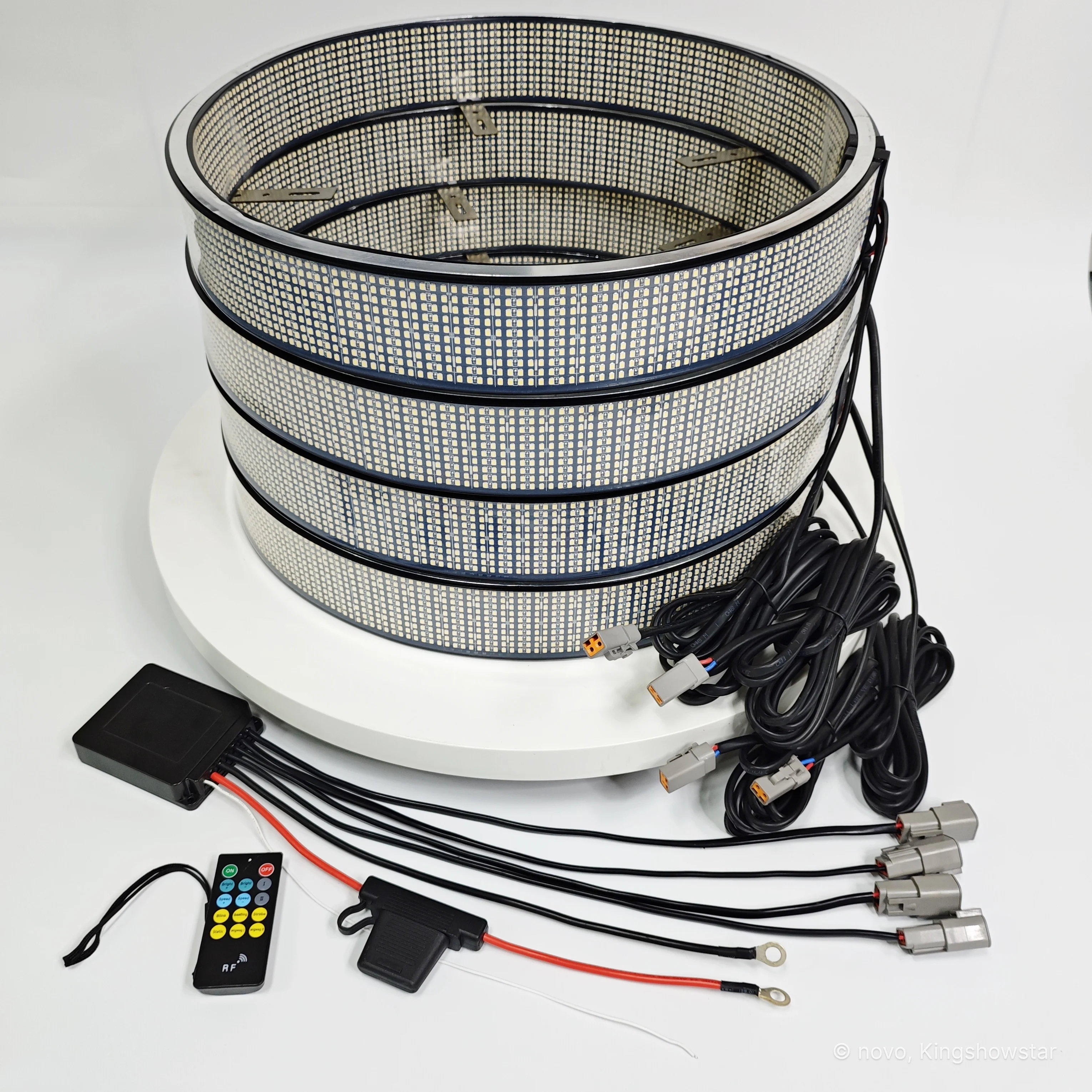Kingshowstar 20row Wheel Lights Kit - Bright, Waterproof LED