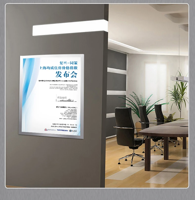 A3 A4 Size Poster Frame Magnetic Poster Display Frame Pocket Frame Self ...