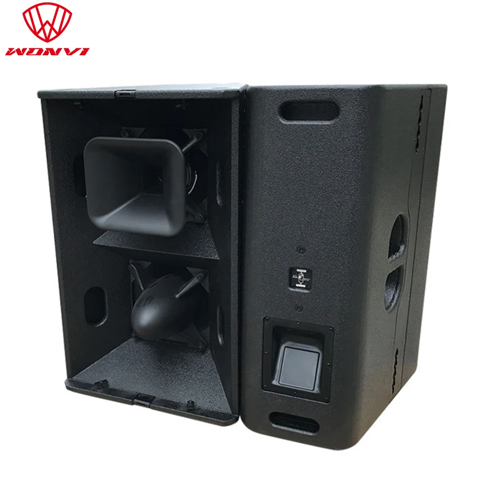 T24n Dual 12 Inch Full Range Loudspeaker For Indoor Outdoor Stage Show ...