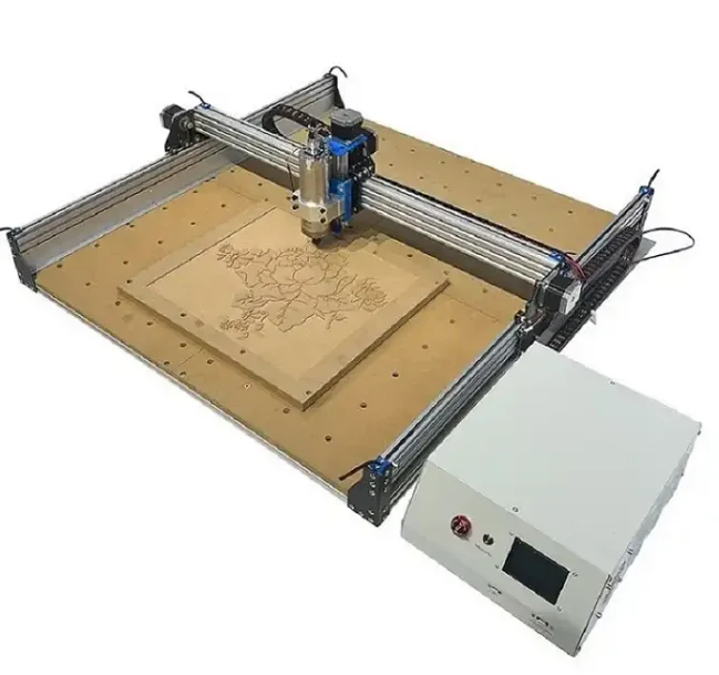 DIY 3 Axis Cnc 8080 Wood Router Engraver Milling Machine With 800w ...