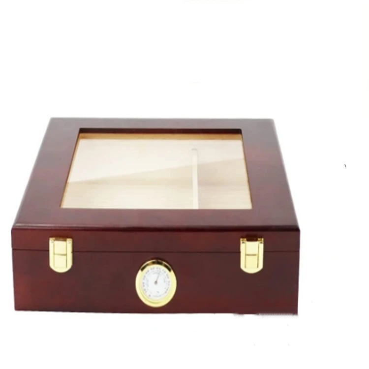 Factory Customized Wooden Cigar Display Box With Glass Lid - Buy Home ...