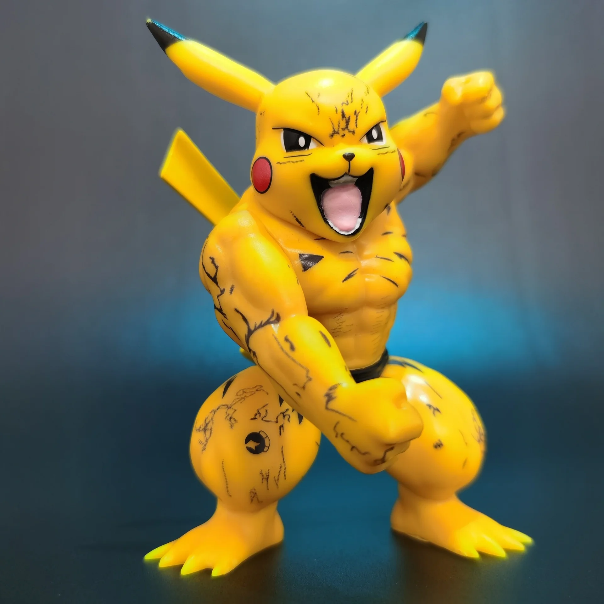 12cm Berserk angry muscle power violent Pokemoned Squirtle Pikachus ...