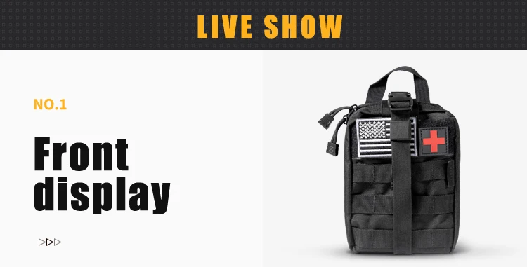 Hiking Molle EMT Combat Tactical Camping Trauma Medic First Aid Kit Outdoor Camping Emergency ...