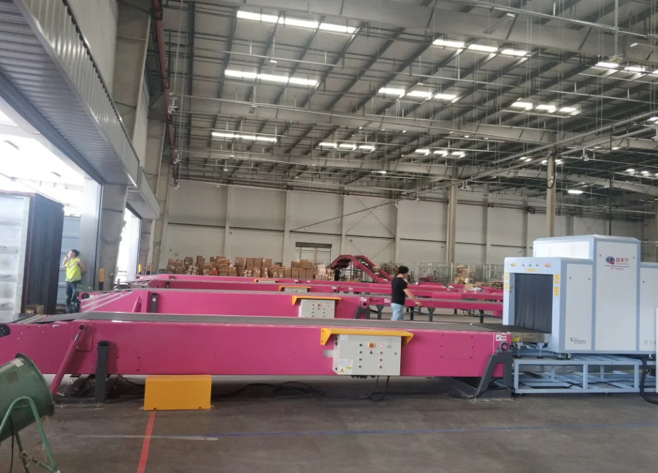 Automatic Conveyor Container Belt Conveyor Extendable Flexible Loading And Unloading Telescopic ...
