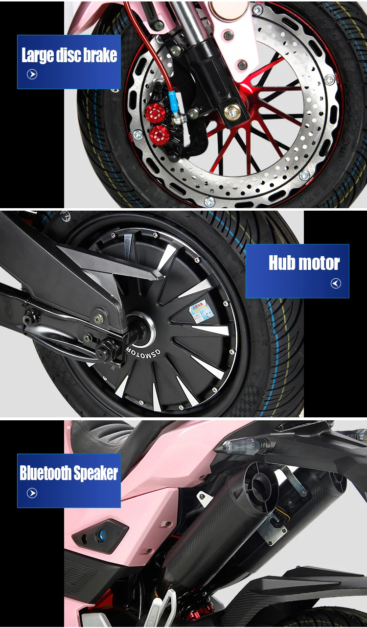 High Quality Speed 80kmh Electric Motorcycle - Z6 Ebike