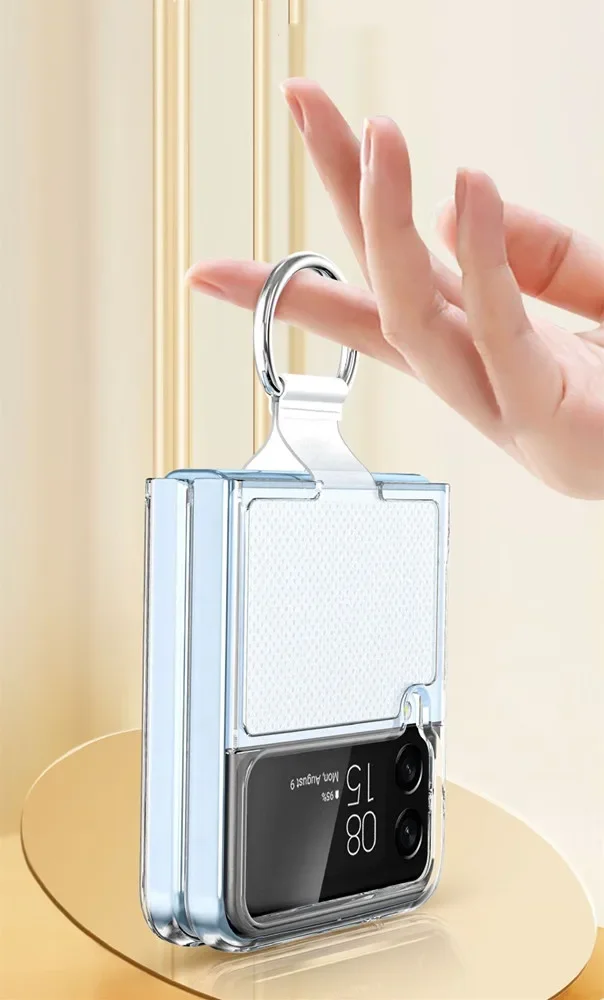 High Quality Pc Metal Ring Folding Phone Case for Samsung Galaxy Z ...