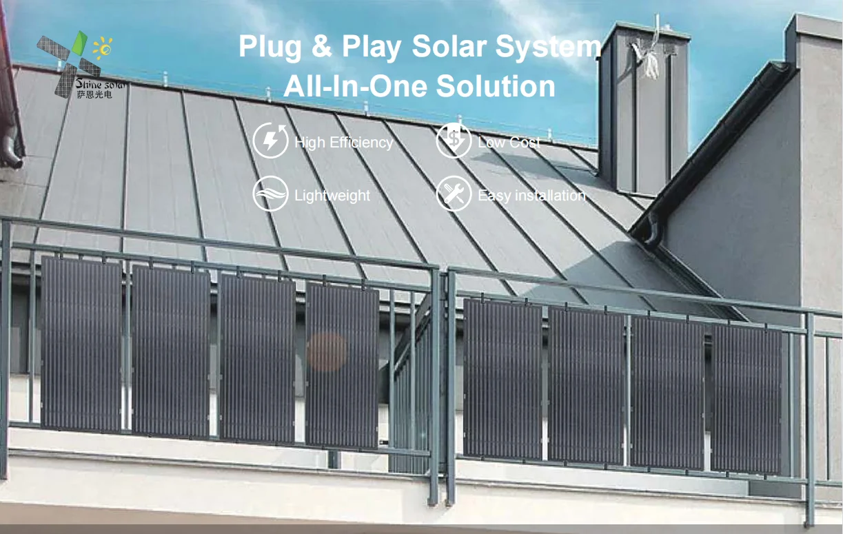 Balkonkraftwerk 800 Watts Lightweight Metal Frame Protect Etfe Flexible ...