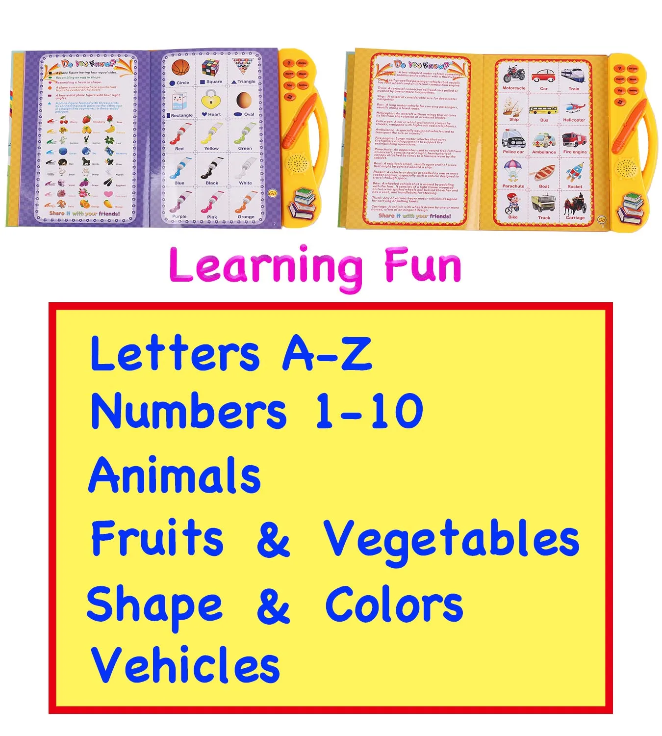 Intelligent E-Book Learning Machine - Fun Educational Toy