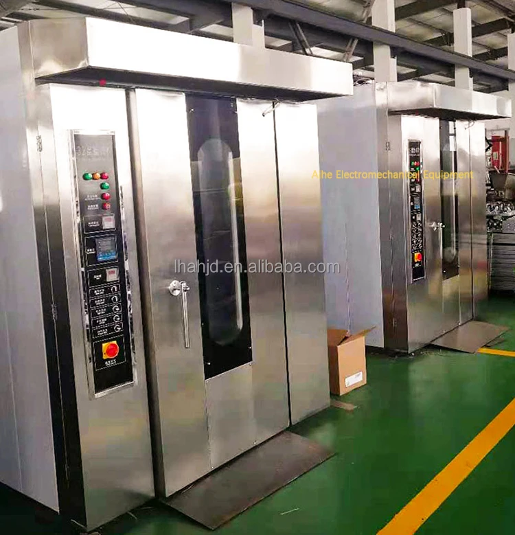 Factory Sale Supply Gas Rotary Oven Automatic Rotary Oven 16 32 Tray ...