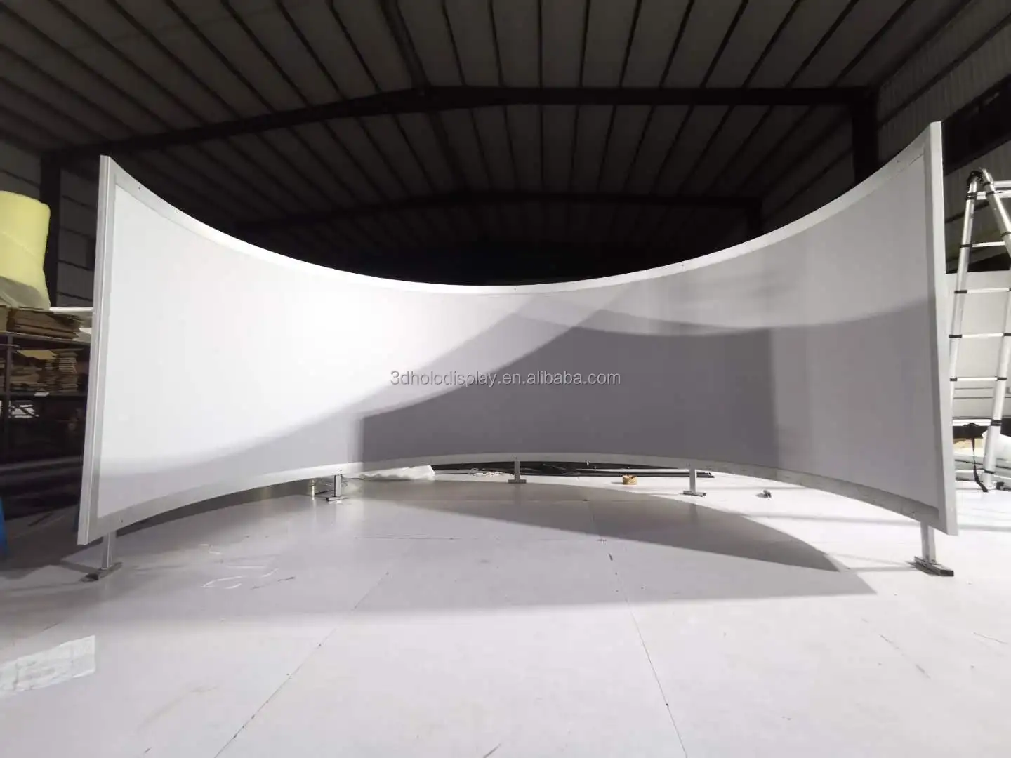 Large Curved Projector Screen for Flight Simulator - 180-270 Degree