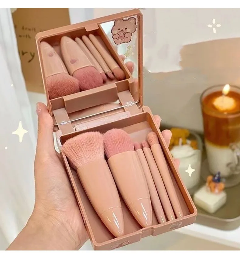 Mini Travel Case Makeup Brush Set - Professional & Personalized