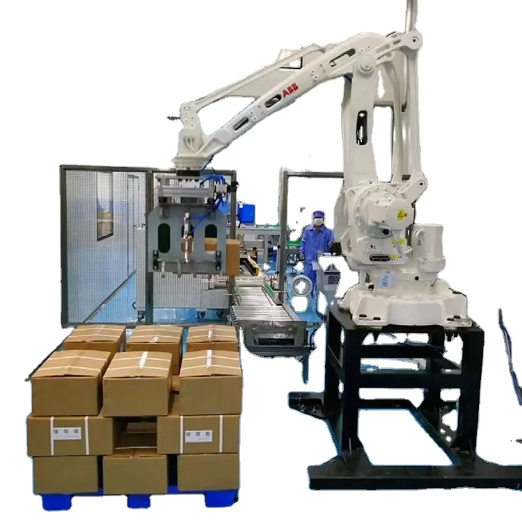 Automatic Pallet Stacking Robot Palletizer Robotic Stacking Boxes Palletizer| Alibaba.com