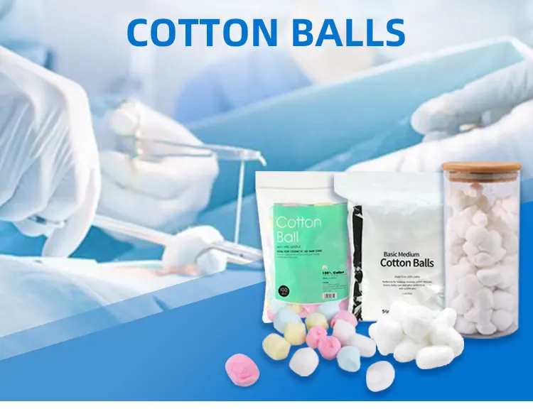 Surgical Sterile 100% Pure Disposable Medical Cotton Wool Balls For ...