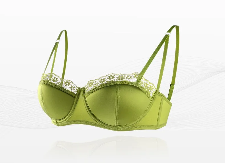Shop High Quality Sexy Satin Lace Lingerie Plus Size Bra Set