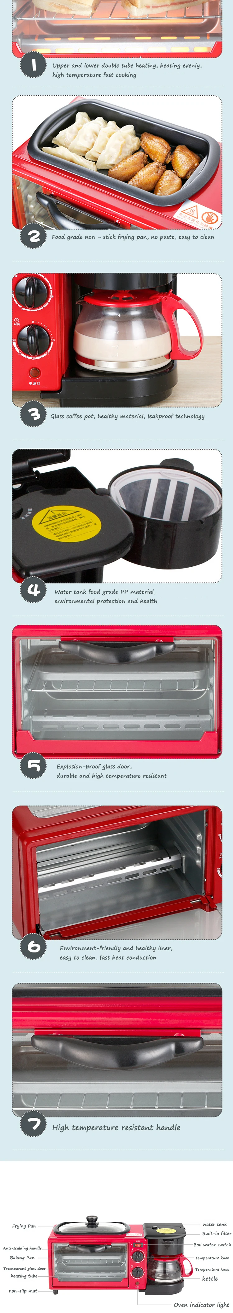 3 in 1 home toaster breakfast machine multipurpose breakfast machine at ...