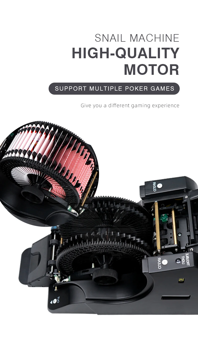 YH 8 Decks Professional Card Shuffler Dealer Plastic Card Shuffler ...