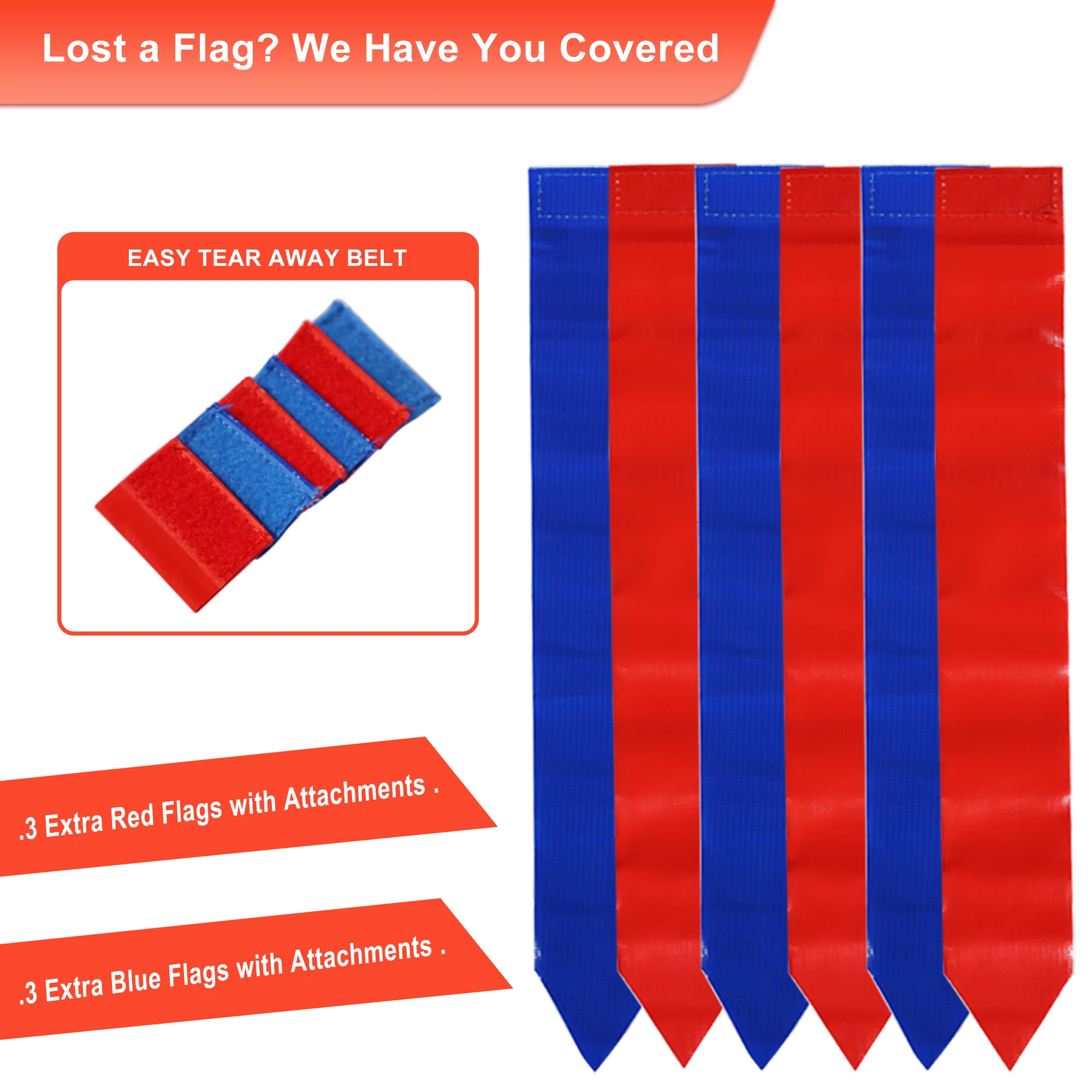 Gibbon Et-751667 Training Flags Football Players Waist Flag Football ...