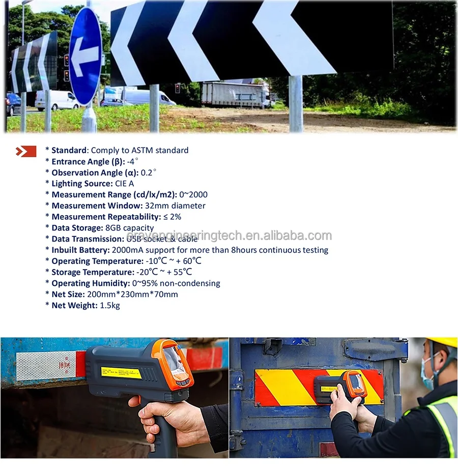 ERAY-Retro-SR01 Traffic Sign RetroReflectometer| Alibaba.com