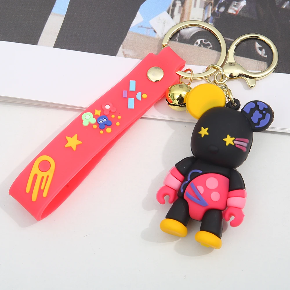 Violent Bear Custom 3d Anime Keychain Silicone Plastic Rubber Pvc ...