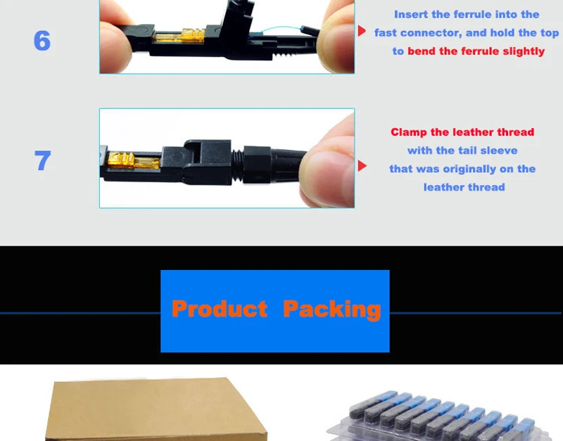 High Quality FTTH Optical Fiber Optic Field Assembly Quick Connector SC ...