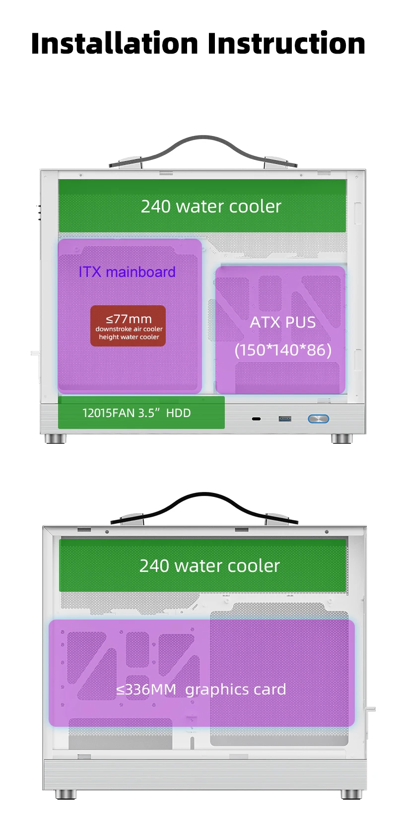 S500bl Compact Pc Chassis Elegant Desktop Case - Buy Elegant Pc ...