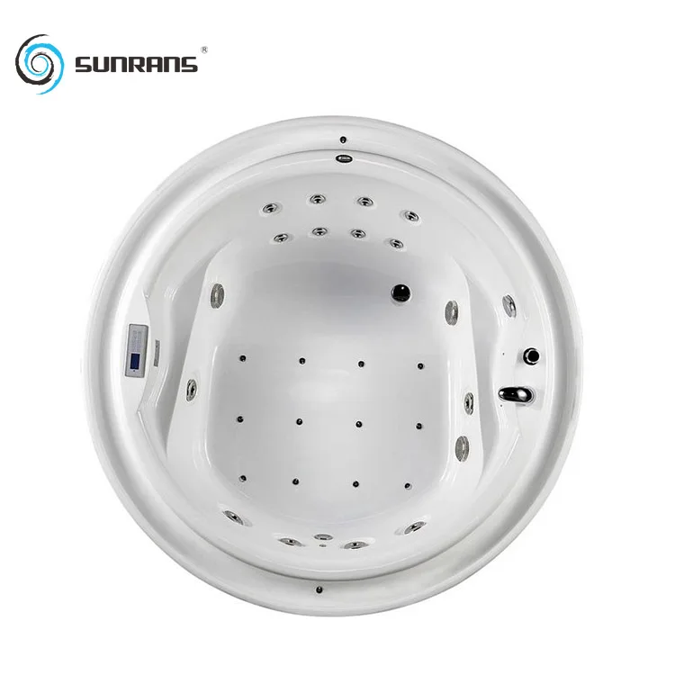2 Person Hot Tub Outdoor Acrylic Round Shaped Massage Spa