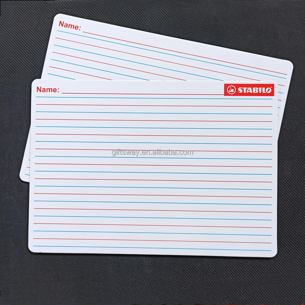 Custom Design Dry Erase Paper Board Write Boards for Children With ...