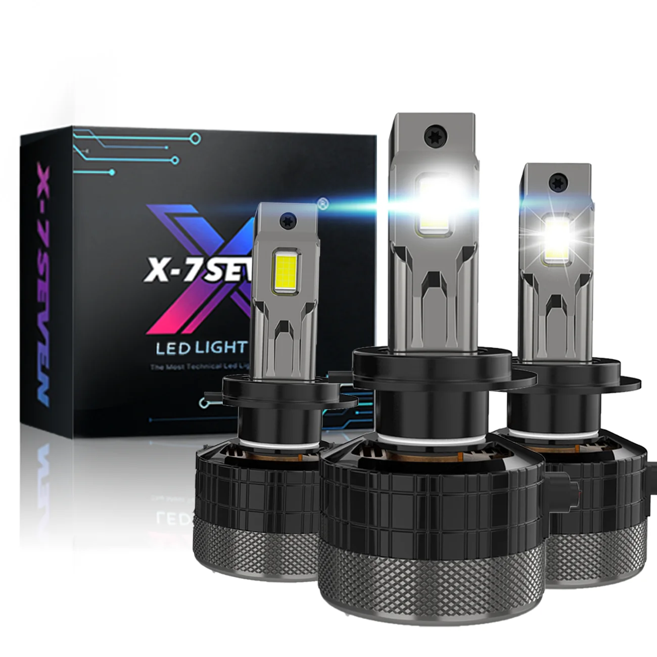 X-7seven Black Samurai Car Led Headlight High Brightness 250w Car Light ...