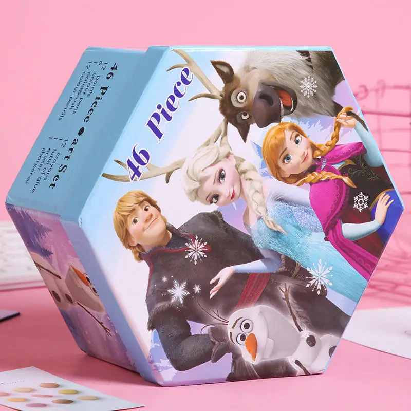 Hexagonal Color Box Art Set Pencil Chalk Crayon Diy Painting Graffiti ...