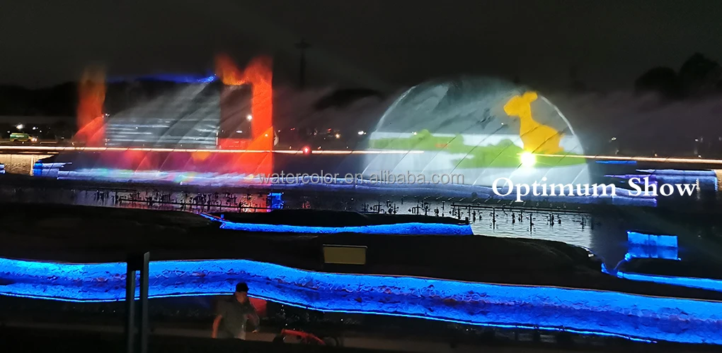 Outdoor 60M Lights Dancing Musical Water Pond Fountain Pool Water Show ...