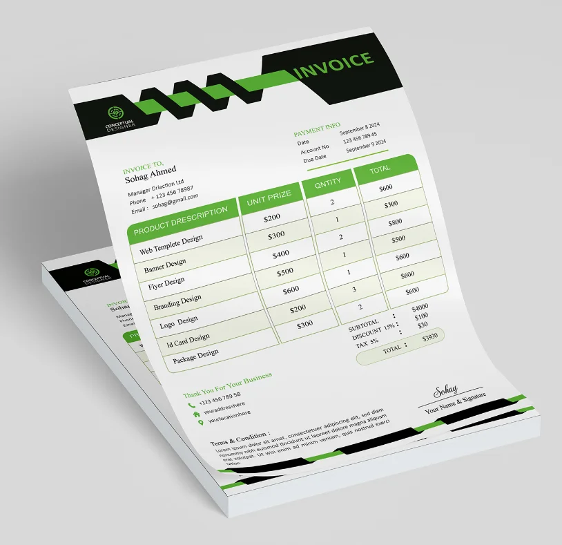 Custom Logo Carbonless Paper Roll Paper Invoice Roll Invoice ...