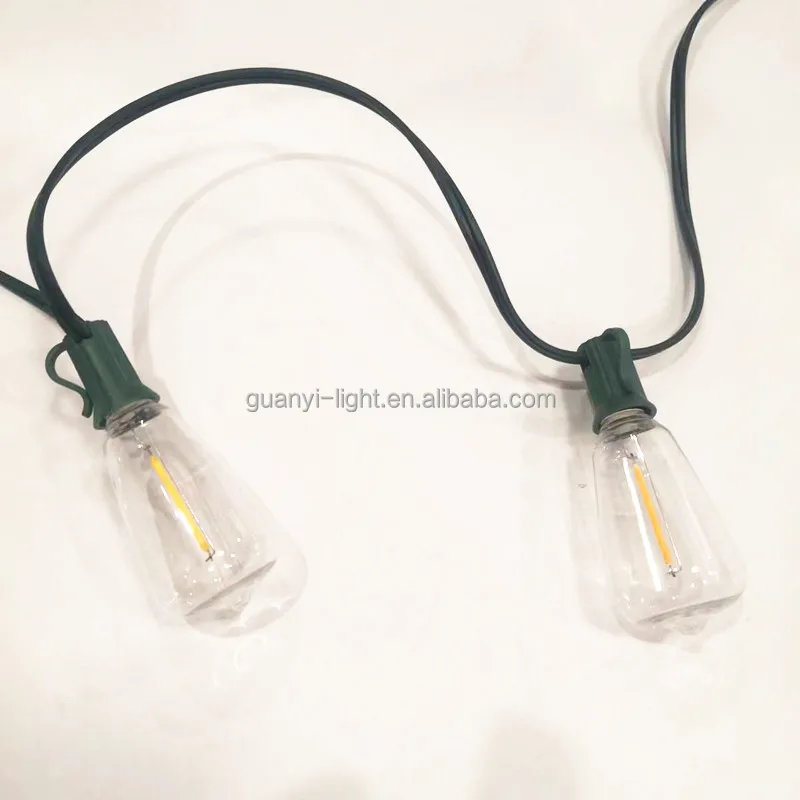 ST38 LED Filament Replacement Bulbs, E12 Screw Base Shatterproof Bulbs ...