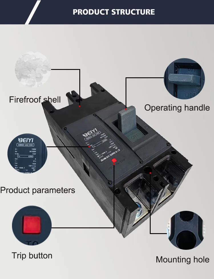 Universal Battery Switch Mccb Two Phase Mccb 1p 3p 4p Dc Solar 1000v ...