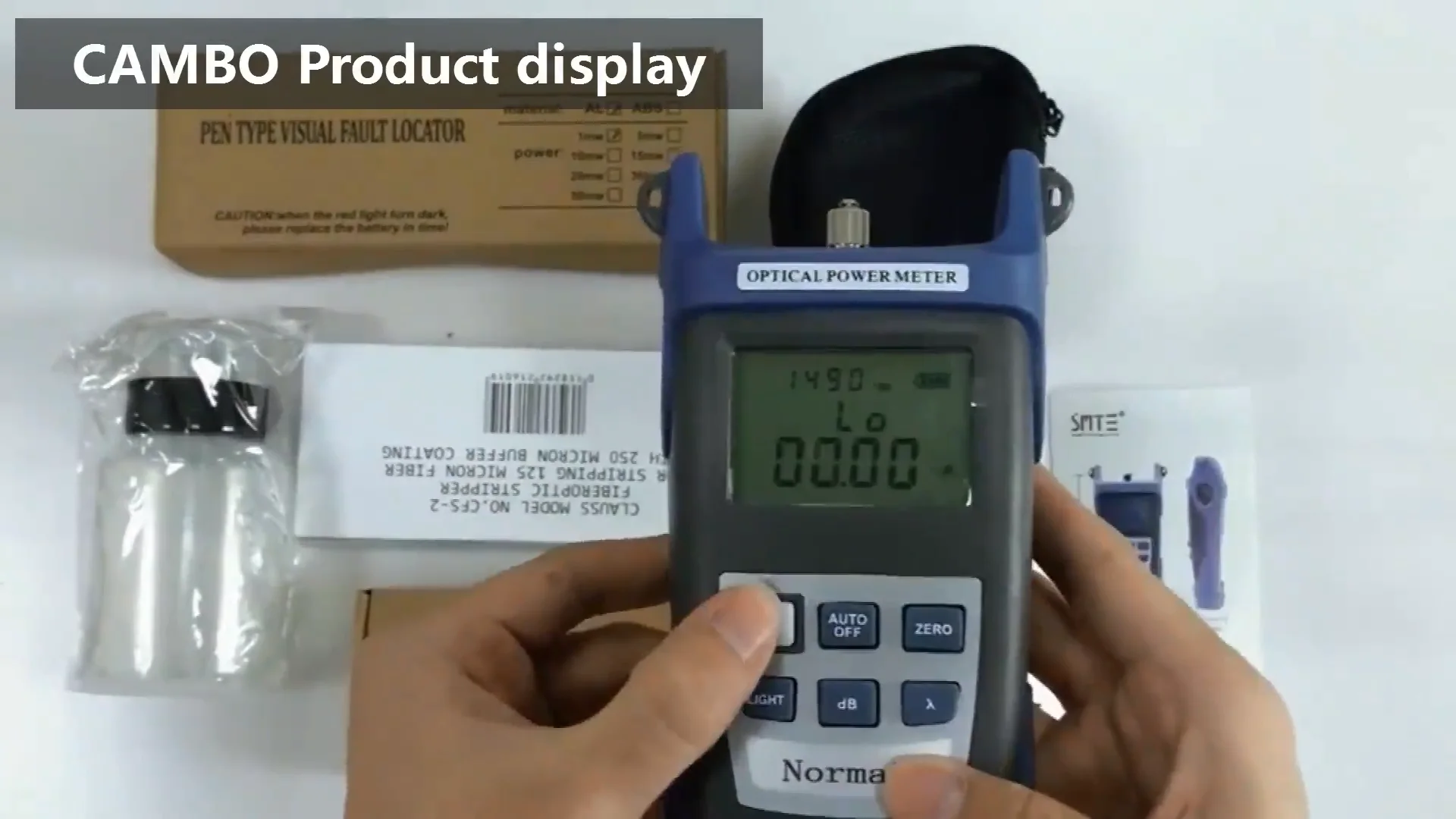 Ftth Fiber Tool Kit With Fiber Fibra Optica Power Meter And Visual ...