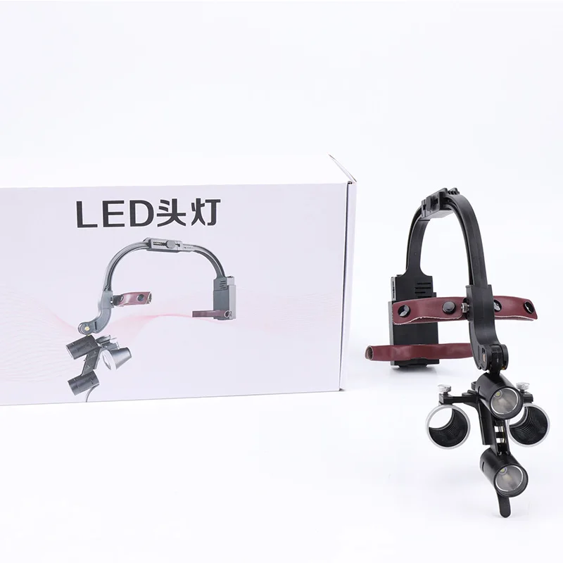 Portable Dental Surgery Led Headlight Medical 2.5x/3.5x Binocular ...