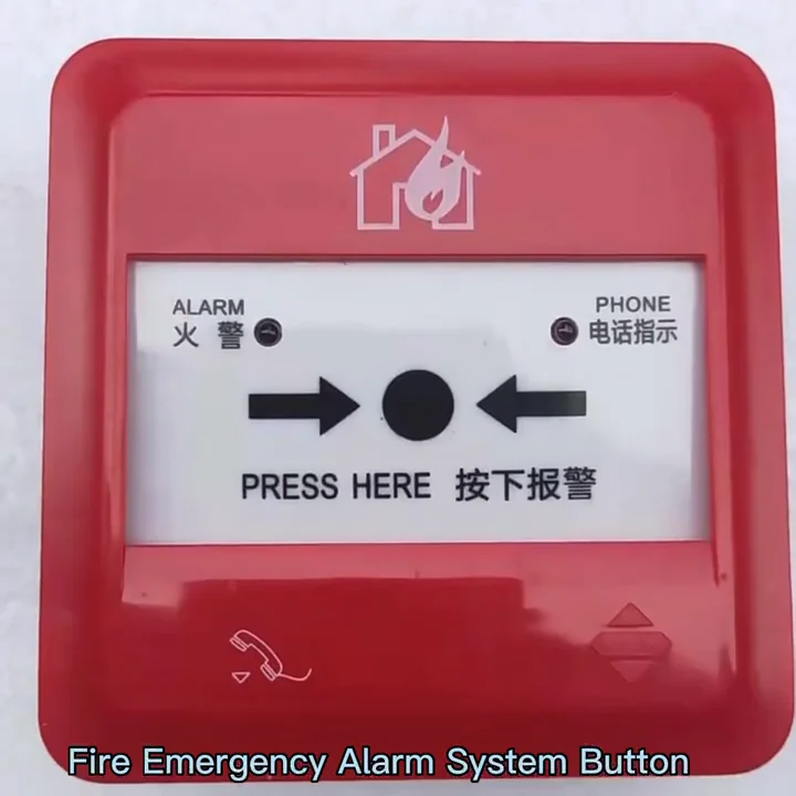 Wall Mounted Fire Alarm Control Panel Conventional Fire Alarm Pull ...