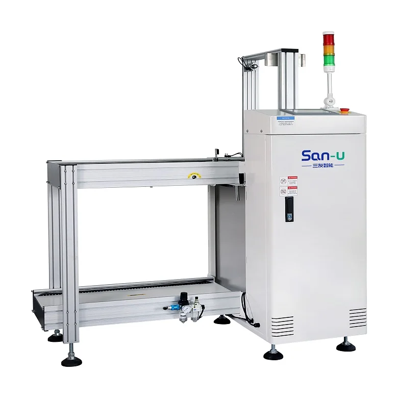 Conveyor Wave Soldering Pcb Magazine Unloader Ng Ok Pcb Unloader With ...