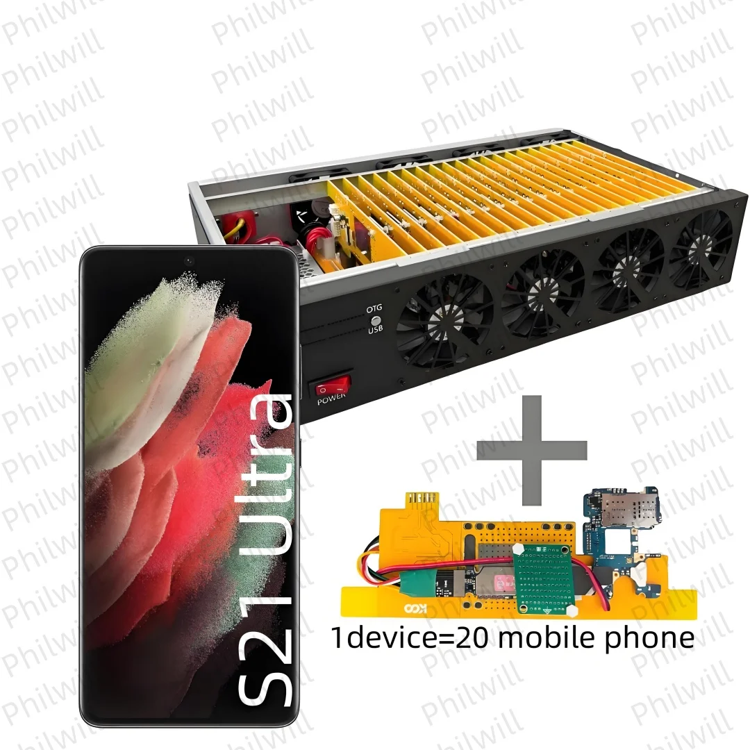Aluminum Alloy Mobile Phone Motherboard - Phone Farm System