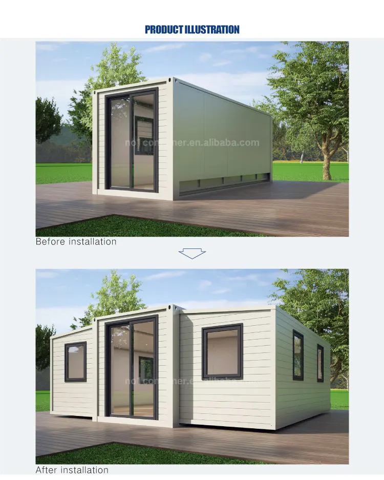 Upgradable Assembling Expansion Prefab Villa Building Expandable ...