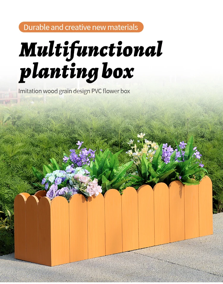 Outdoor Multi-model Garden Container Flower Pots & Planters Wooden ...