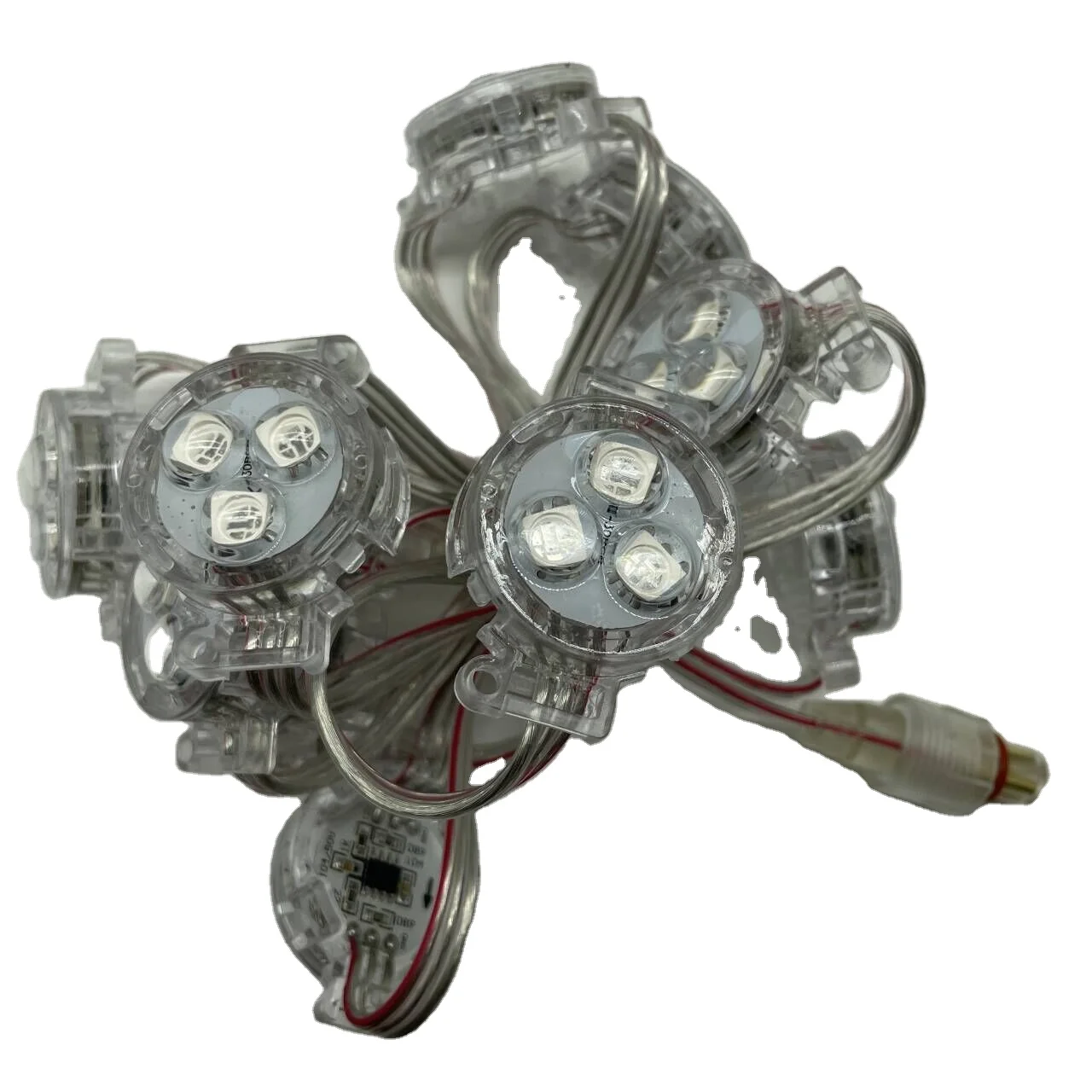 30mm RGB LED Pixel Light - Programmable Outdoor LED Lights
