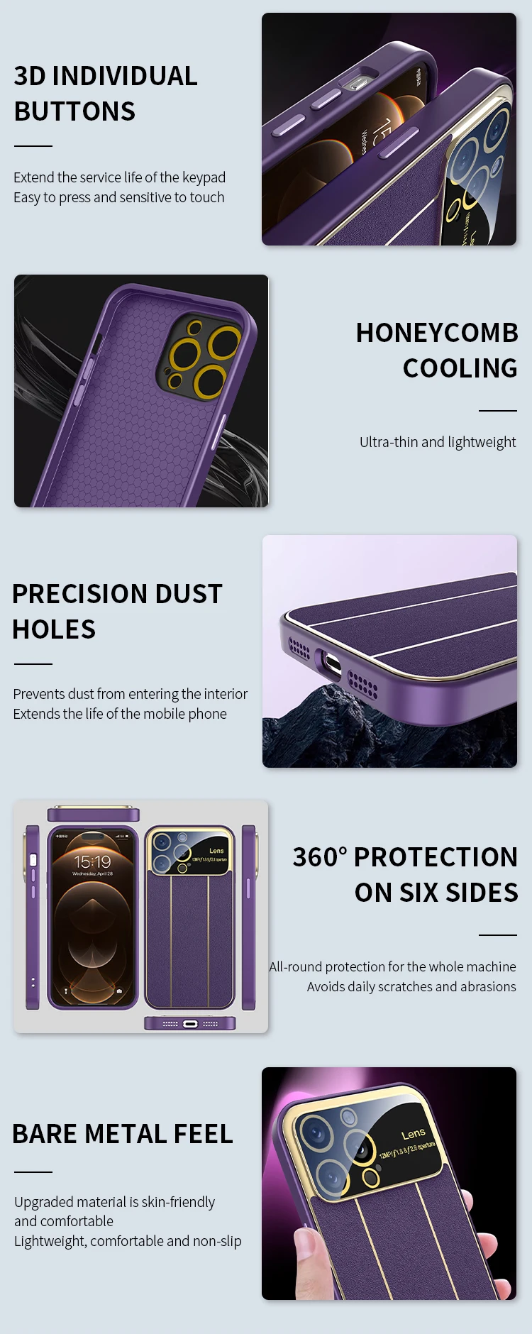 Armor Beautiful Big Window Glacier Transparent Stripe Tpu Mobile Phone ...