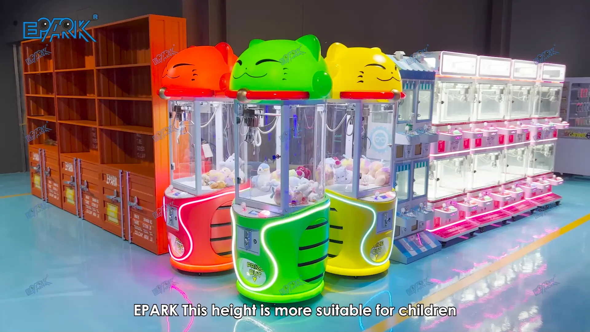 Wholesale Custom Coin Operated Toy Vending Arcade Claw Crane Machine ...