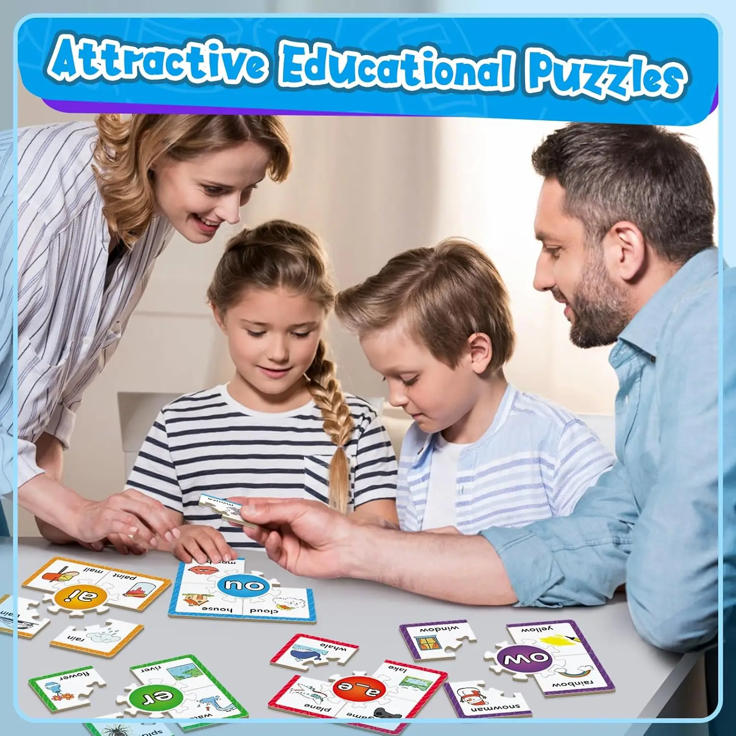 Math Puzzles Manipulatives for Preschoolers - Fun Learning