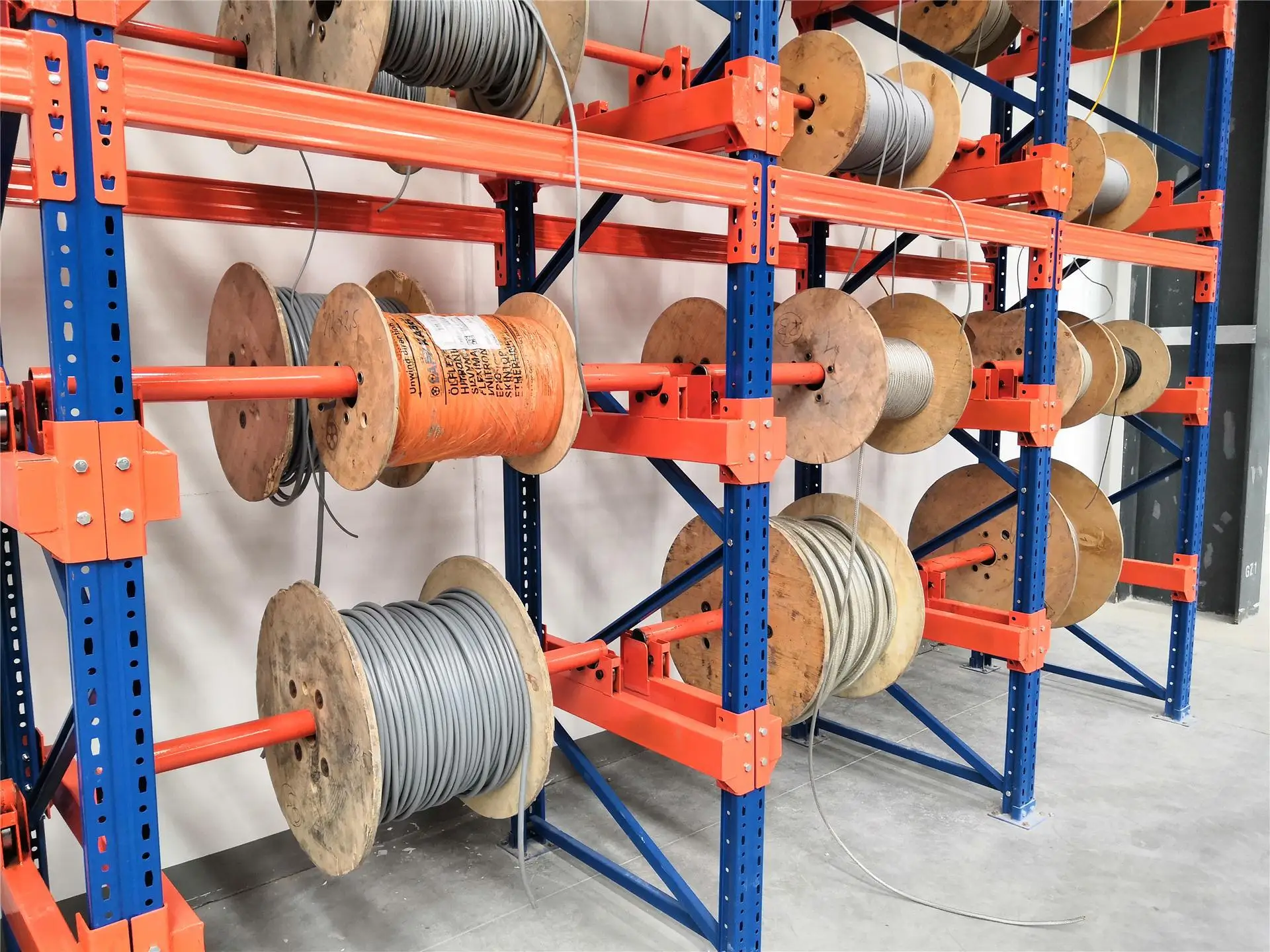 Customized Reel Line Rack Hose Reel Rack System Cable Reel Racks - Buy ...